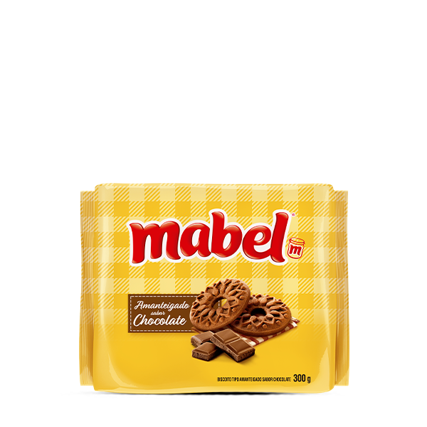 Biscoito Amanteigado Chocolate Mabel 300g - Central Supermercados